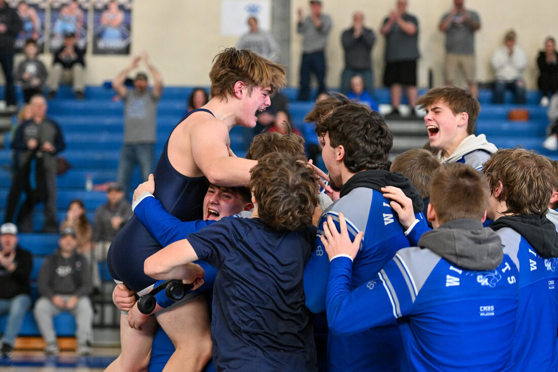 Caris, McDermott pins help Wildcats clinch third straight D6 AAA Team ...